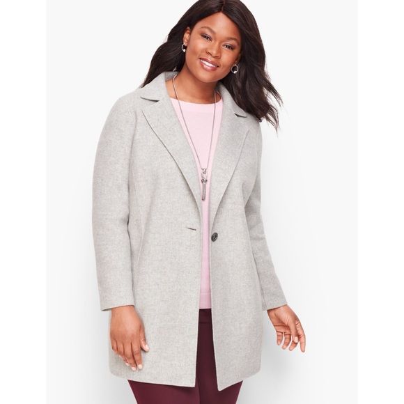 Talbots | Jackets & Coats | Talbots Plus Double Face Wool Jacket In ...